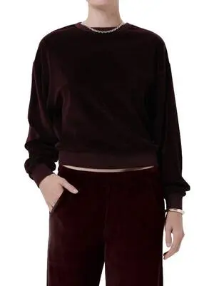 Citizens Of Humanity Vintage Crewneck Sweatshirt - Burgundy