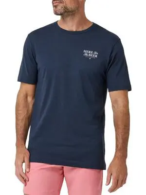 Travis Mathew Stout Standard Graphic T-shirt - Total Eclipse
