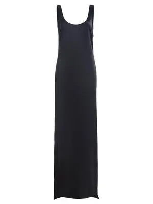 Prabal Gurung Silk Crepe Back Satin Tank Dress - Black
