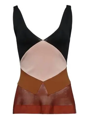Altuzarra Percy Color-block Knit Top - Multi