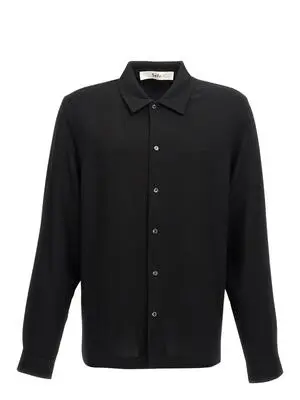 Séfr Mini Crepe Shirt For - Black