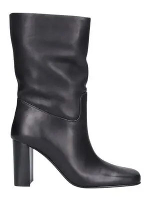 Khaite Leather Slouchy Knee-high Boots - Black
