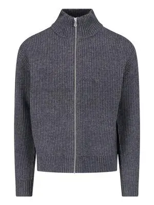 BERNER KUHL Knit Wool Blend Sweater - Grey