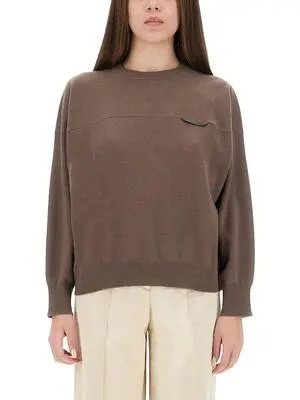 Brunello Cucinelli Brunello Cucinelli Women's Cashmere Sweater Brown