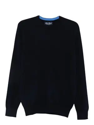 MC2 SAINT BARTH 100% Cashmere Crewneck Sweater - Navy