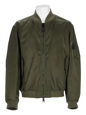 Balenciaga Balenciaga Nylon Bomber Jacket Green