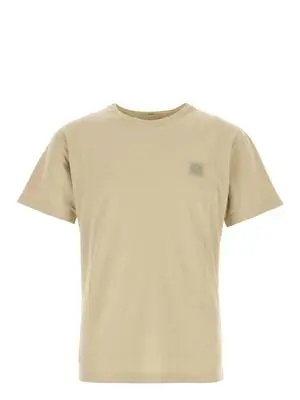 Stone Island Beige Cotton T-shirt - Brown