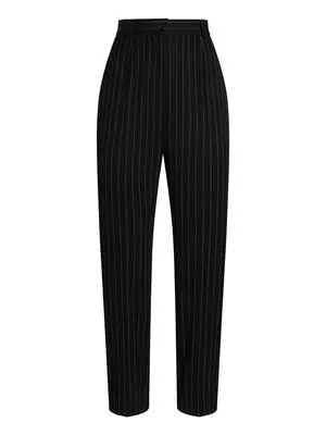 Dolce & Gabbana Pinstripe Wool Trousers - Multicolor