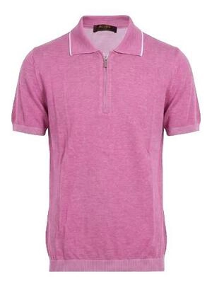 MOORER Sweater Size Cotton - Mauve