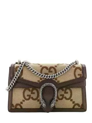 GUCCI Dionysus Bag Jumbo Gg Canvas Small Shoulder Bag
