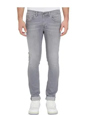 DONDUP Denim George Trousers - Grey