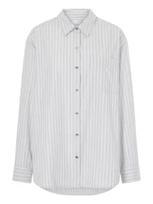 LESET Striped Cotton-blend Shirt