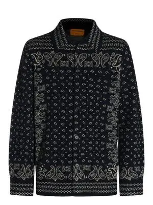 Guest In Residence Intarsia Cashmere Cardigan - No
