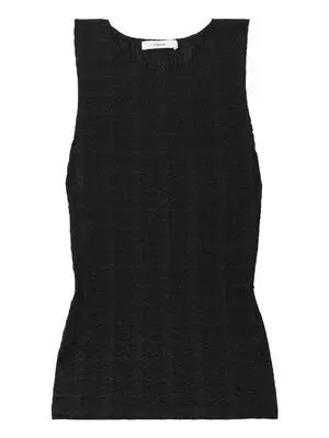 Vince Minimalist Stretchy Tank Top Black
