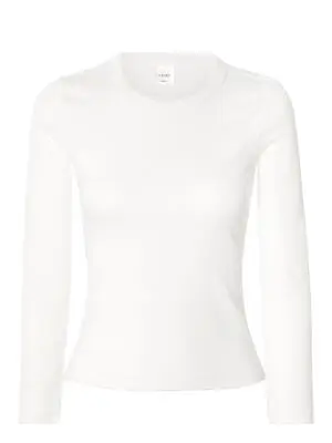 LESET Stretch-cotton Jersey Top No