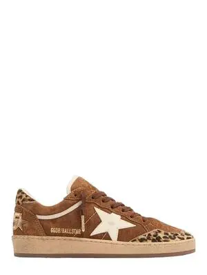 GOLDEN GOOSE Ballstar Suede Sneakers - Black