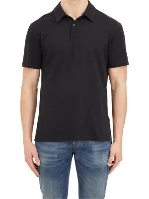 JAMES PERSE Logo Polo Shirt - Black