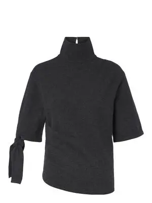 Jacquemus Fiocco Wool And Cashmere Turtleneck Sweater - Grey