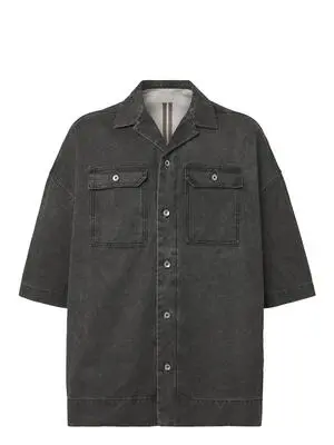 Rick Owens Magnum Tommy Denim Shirt - Grey