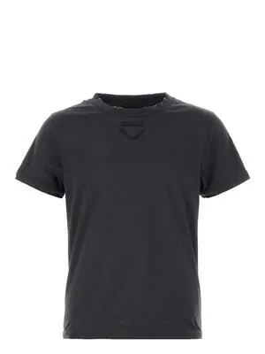 Prada Cotton T-shirt With Logo - Multicolor