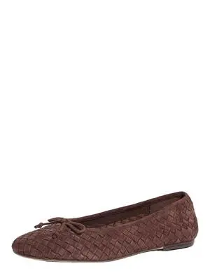 Sam Edelman Ruthie Suede Flats - Java Brown Se