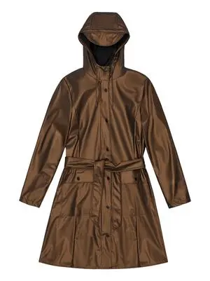 Rains Curve Long Jacket Comet
