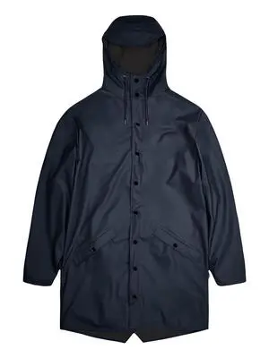 Rains Long Jacket Navy