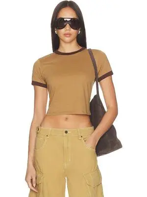 LIONESS Lioness Kaia Tee In Brown.