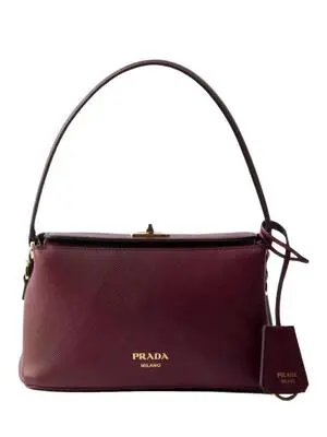 Prada Avoir Saffiano Mini-bag Red