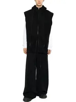 NUDE:MASAHIKO MARUYAMA Drawstring-waist Trousers - Black