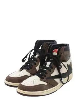 Nike X Travis Scott Air Jordan 1 Retro High Sneakers - Brown
