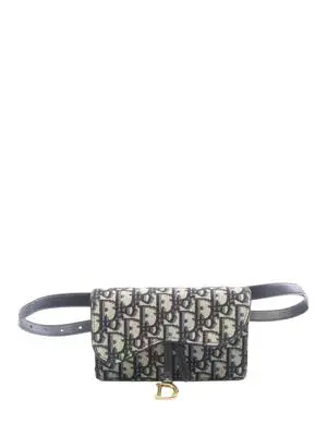 DIOR 2010 Saddle Oblique Mini Bag