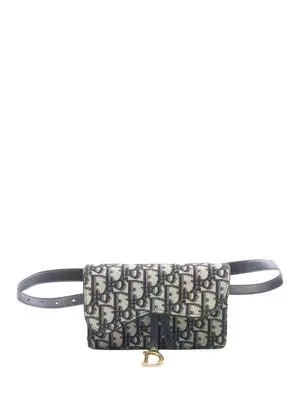 Dior 2010 Saddle Oblique Mini Bag - Blue