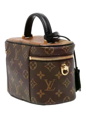 LOUIS VUITTON 2021-2026 Monogram Reverse Vanity Pm Satchel - Brown