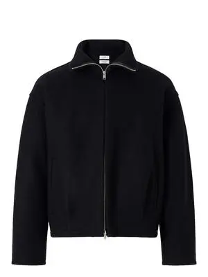 YOKE Wool And Cashmere-blend Felt Blouson Jacket - Black