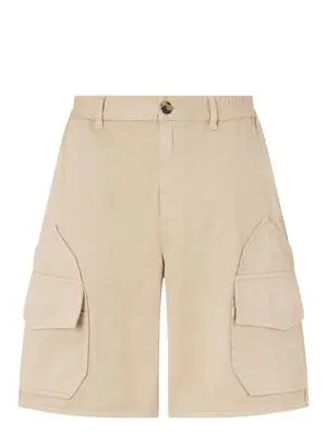 Loewe Paula's Ibiza Straight-leg Cotton Cargo Shorts - Neutrals