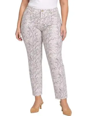 NYDJ Marilyn High Waist Ankle Straight Leg Jeans