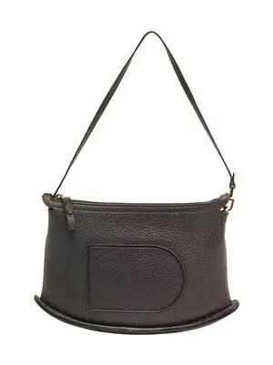 Delvaux Pin Mini Leather Shoulder Bag - Black
