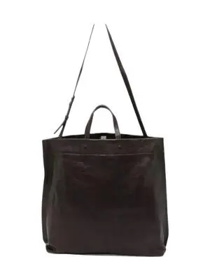 DYLAN GEORGE Matti Calf Leather Tote Bag