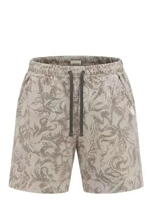CROSSLEY Floral-print Terry Shorts