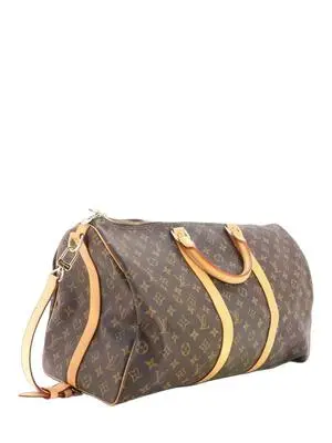 LOUIS VUITTON Keepall Bandouliere Bag Monogram Canvas 50 Travel Bag