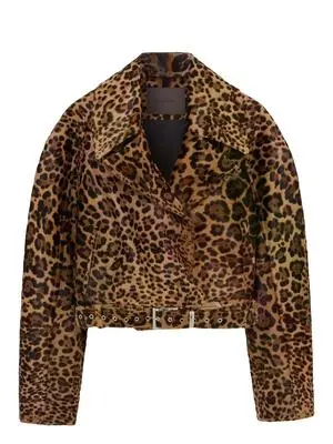 16ARLINGTON Nolan Leopard-print Jacket