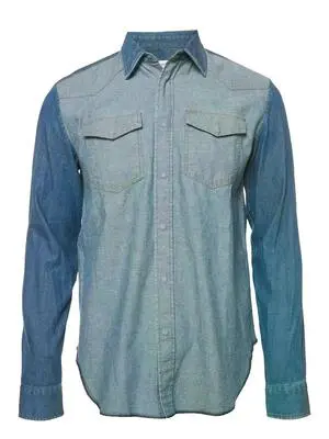 MAISON MARGIELA Two-tone Button-front Shirt