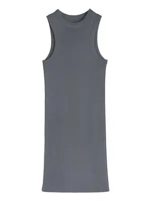 Phoebe Philo Fine-ribbed Tank Top Silvergrey