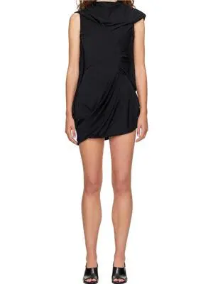 ENTIRE STUDIOS Asymmetric Layered Dress - Black