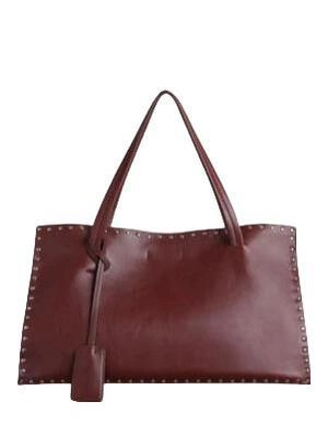 Phoebe Philo Small Studded Handbag - Maroon