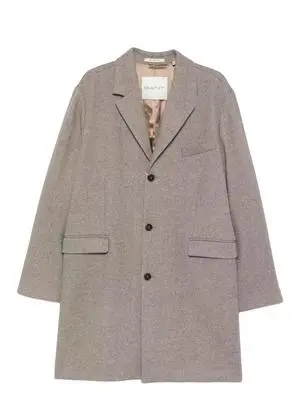 GANT Single-breasted Wool-blend Coat