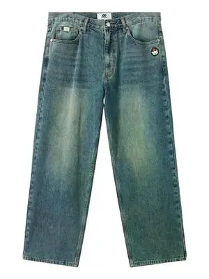 CHOCOOLATE Buttton-up Straight-leg Jeans