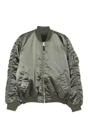 ALPHA INDUSTRIES Ruched Bomber Jacket