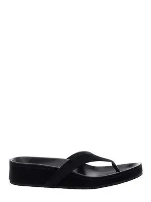 Phoebe Philo Round-toe Slippers - Black